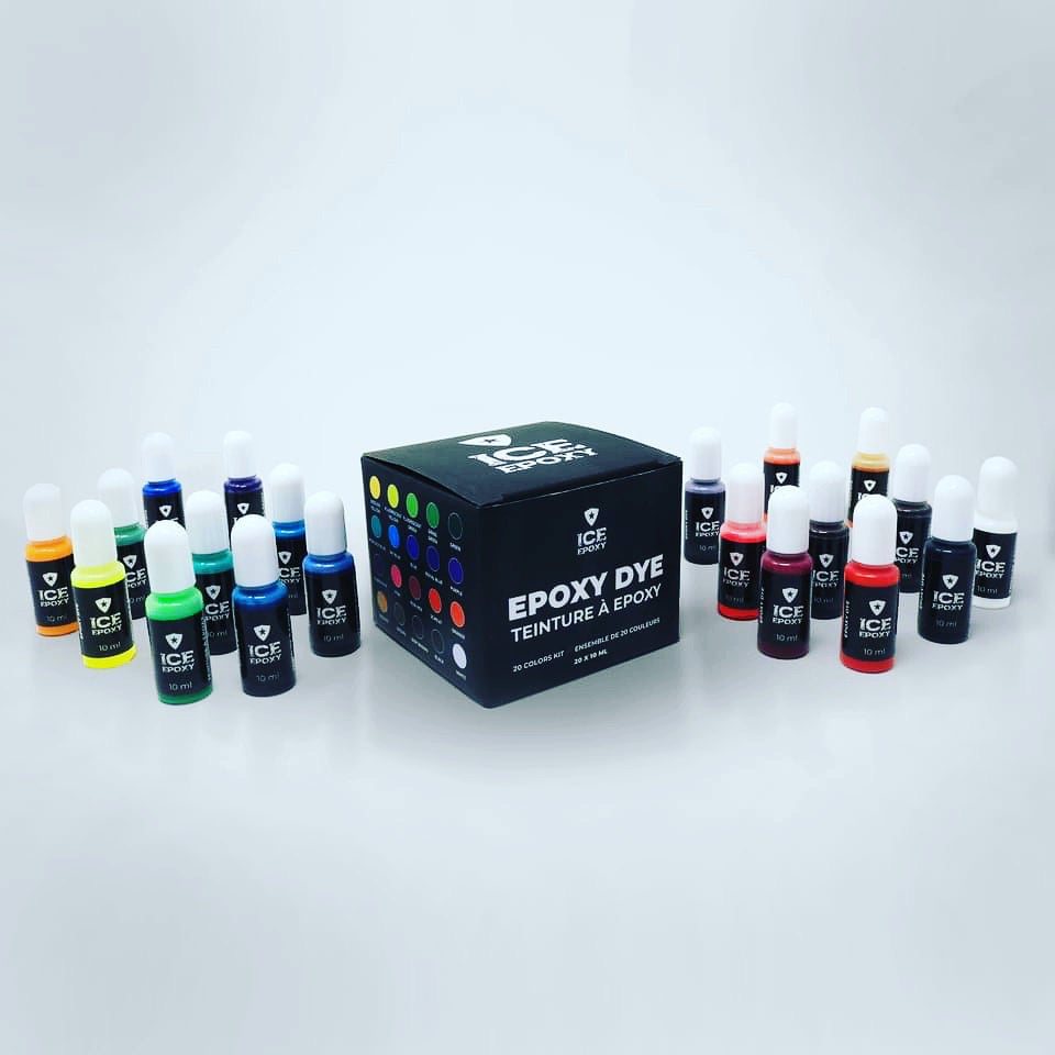 20 Colour Epoxy DYE kit - ICE Epoxy | Limitless Epoxy Supply #1 ...